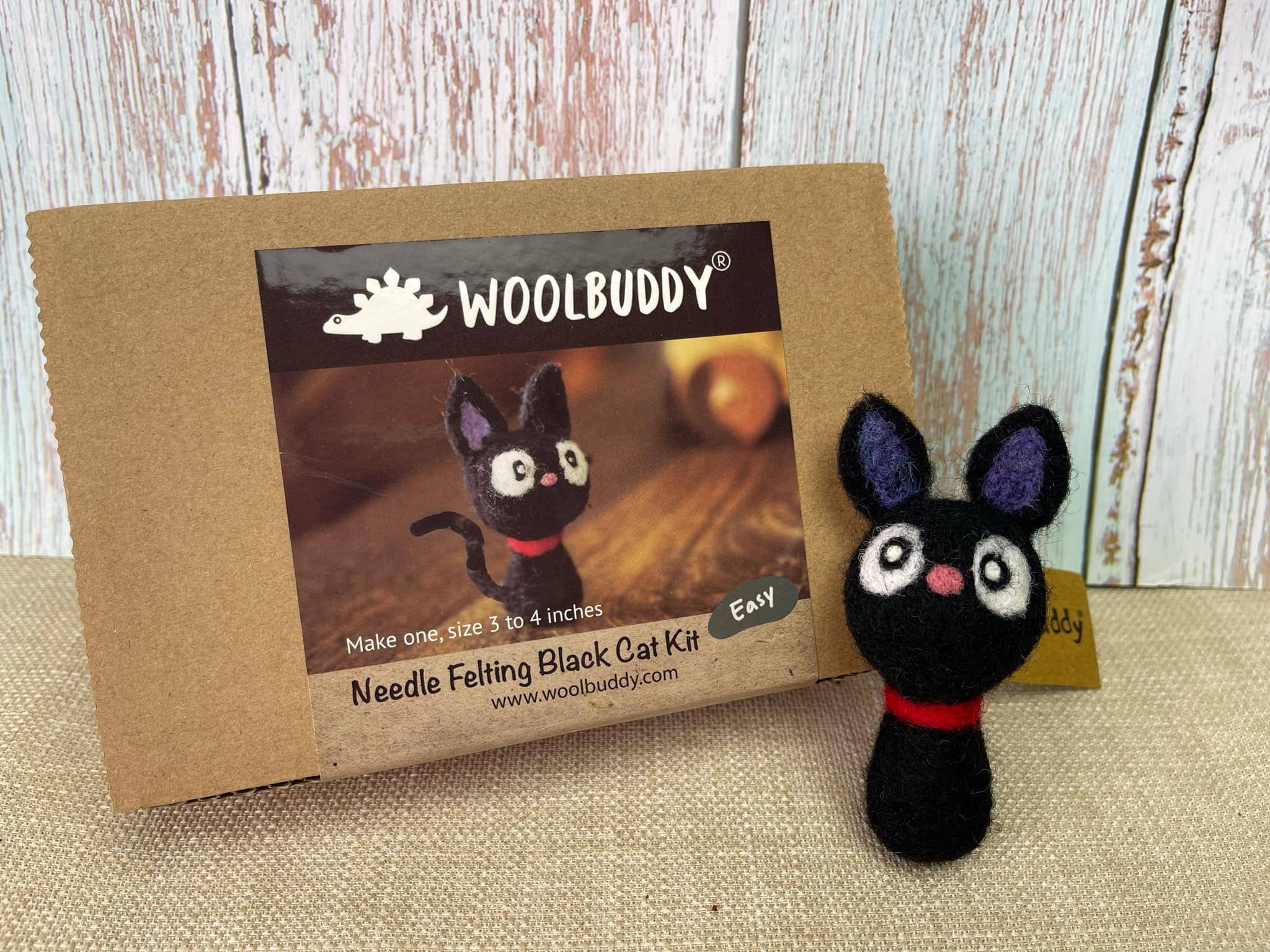 Needle Felting Black Cat Kit – The Wild Hare Haberdashery