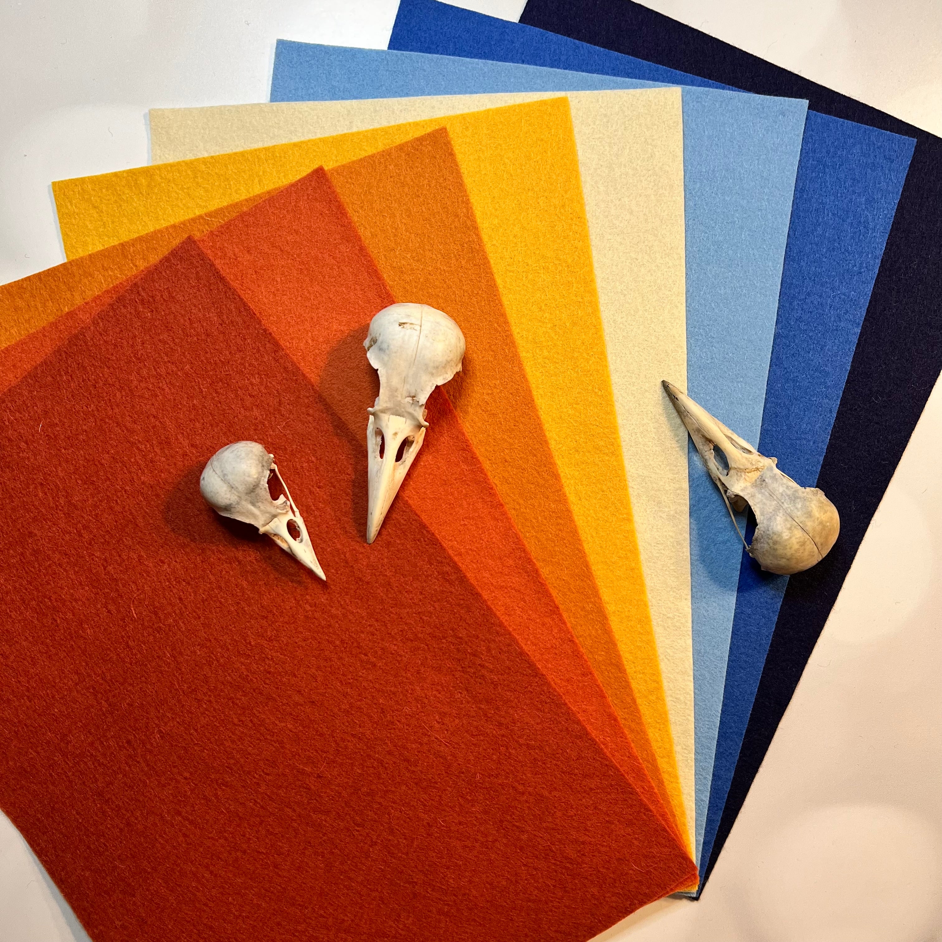 Southwest Sunset ~ Wool Felt Color Palette – The Wild Hare Haberdashery