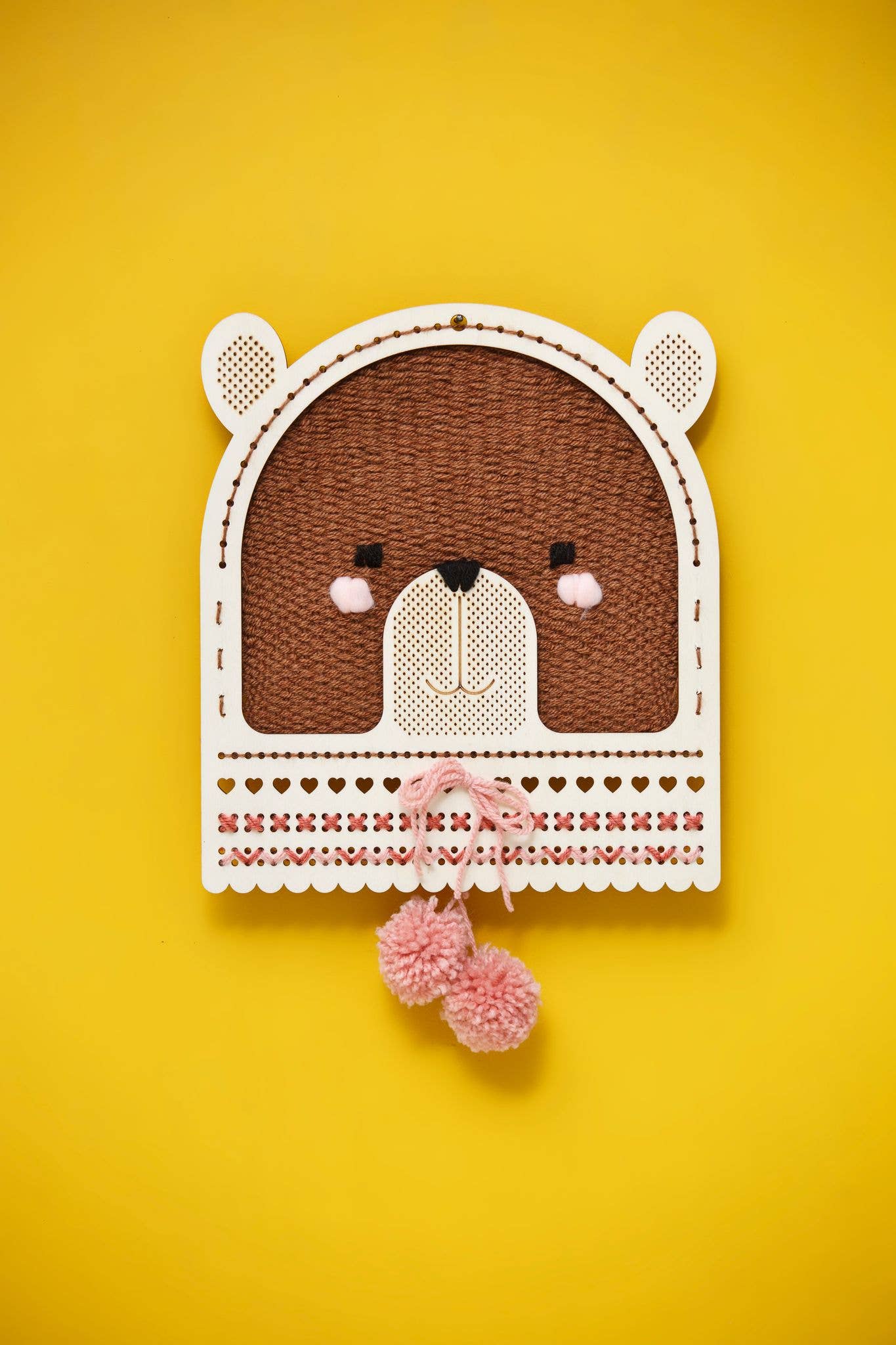 Bear Wall Art Weaving Kit – The Wild Hare Haberdashery
